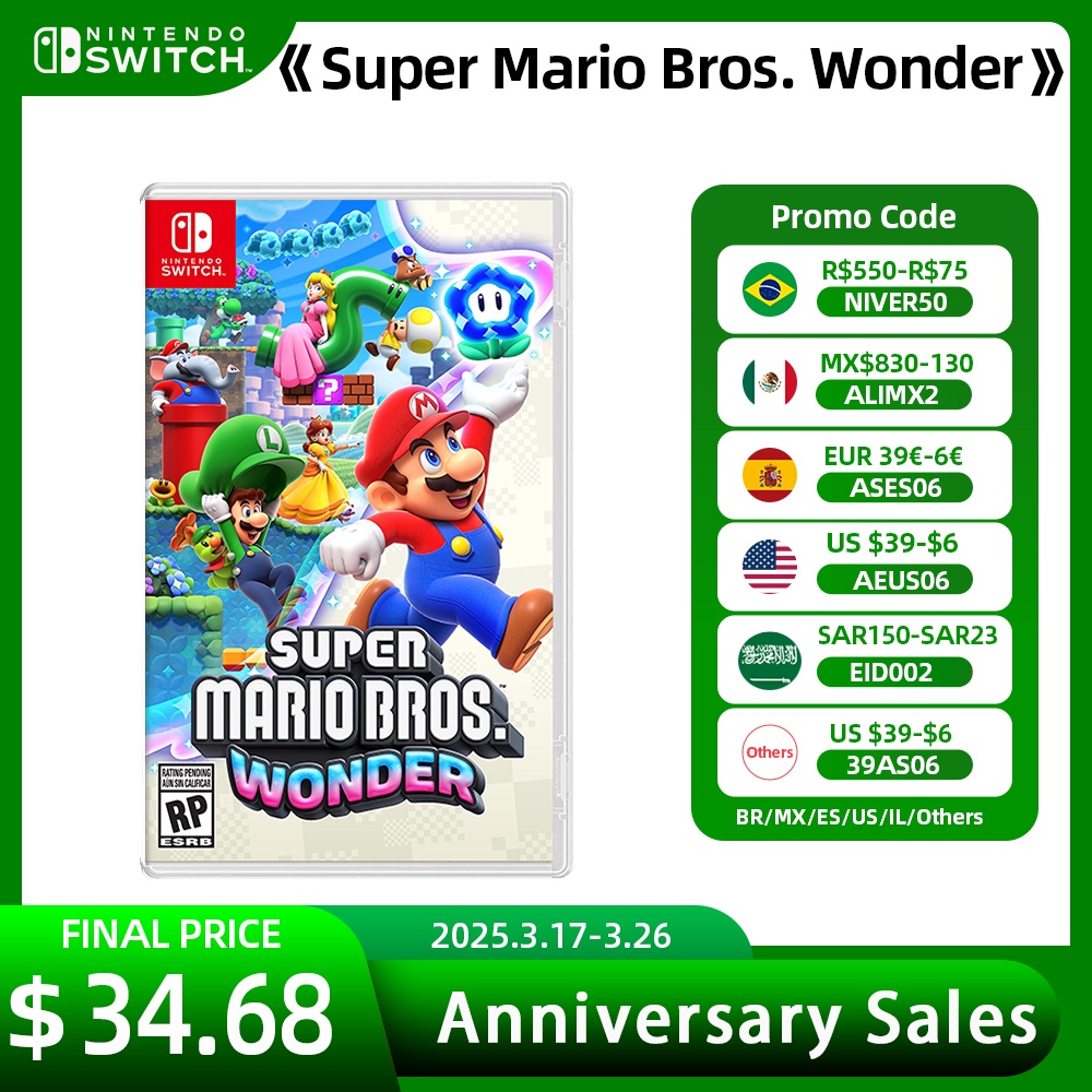 Jual Super Mario Bros. Wonder Nintendo Switch Game Deals 100% Original ...