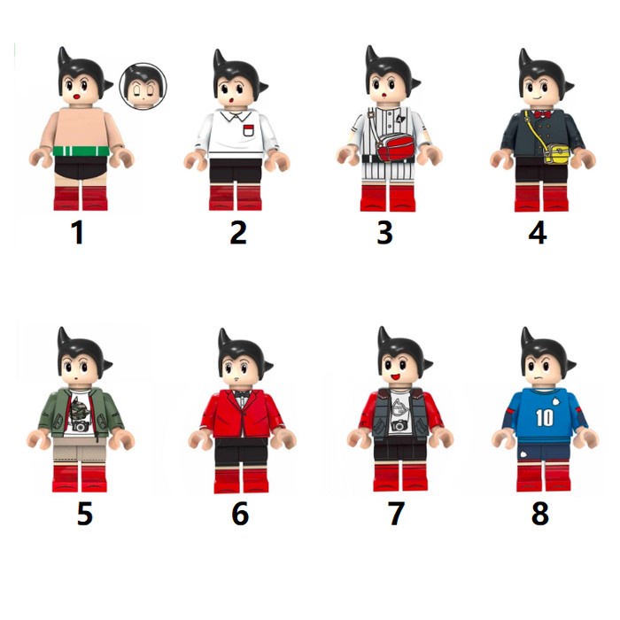 Jual Anime Atom Astro Boy Osamu Tezuka Uniform School Action Mini ...
