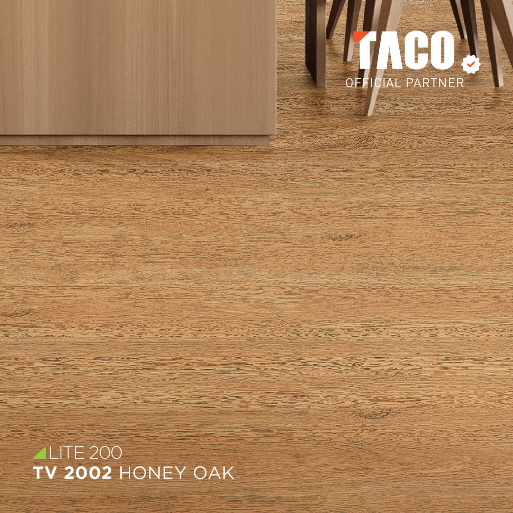 Jual TACO Lantai Vinyl 2mm Motif Kayu per 1 box (Isi 27 lembar / 3,76 m²) - TV 2002 Honey Oak ...
