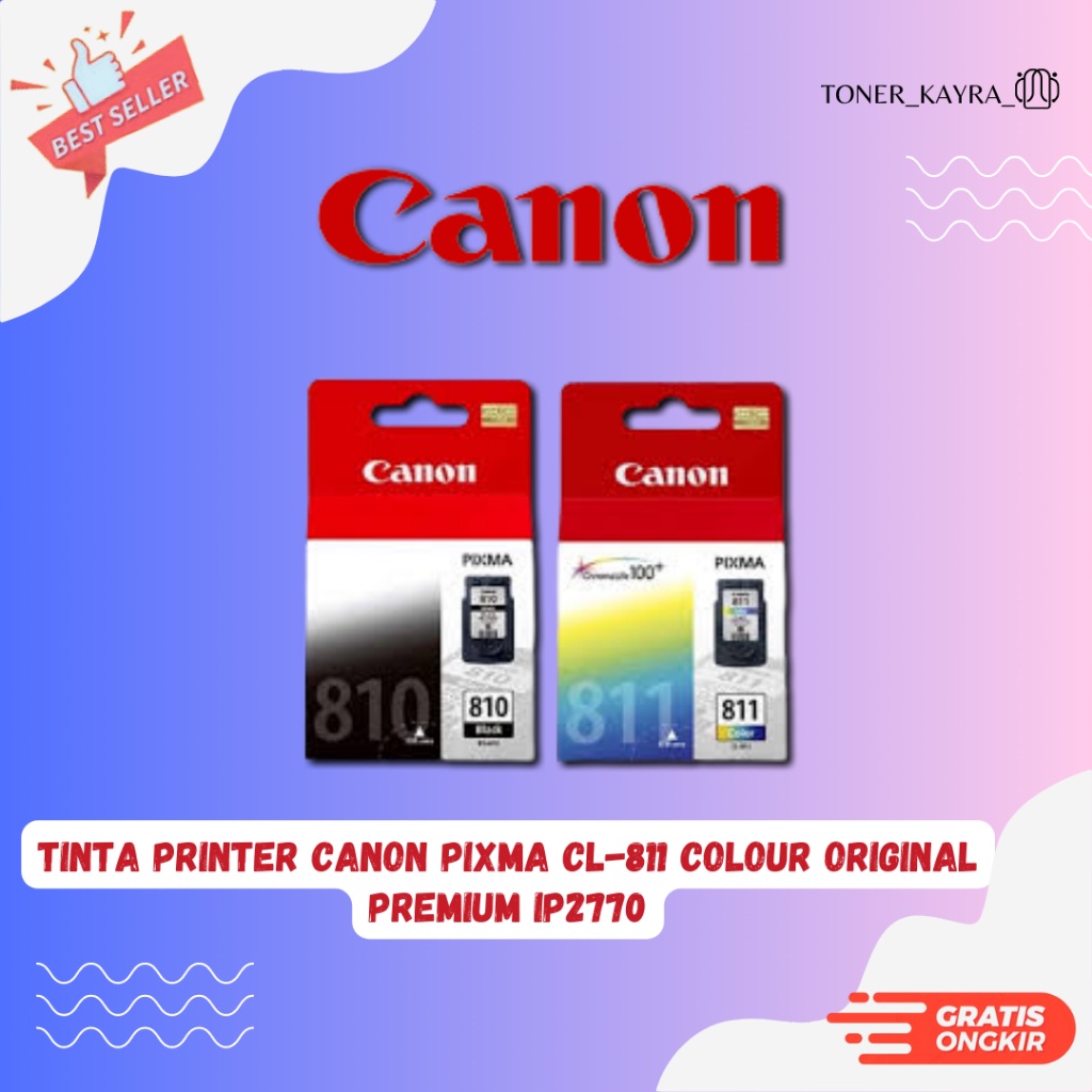Jual Tinta Printer Canon Pixma CL-811 Colour Original IP2770 | Shopee ...