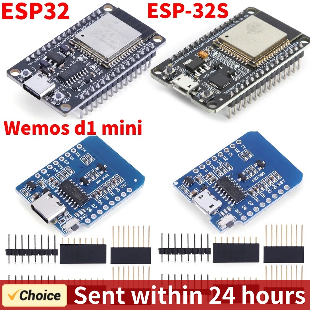 Jual ESP32 WROOM-32/D1 Mini ESP8266 Development Board Wireless WiFi+Bluetooth module Ultra-Low ...