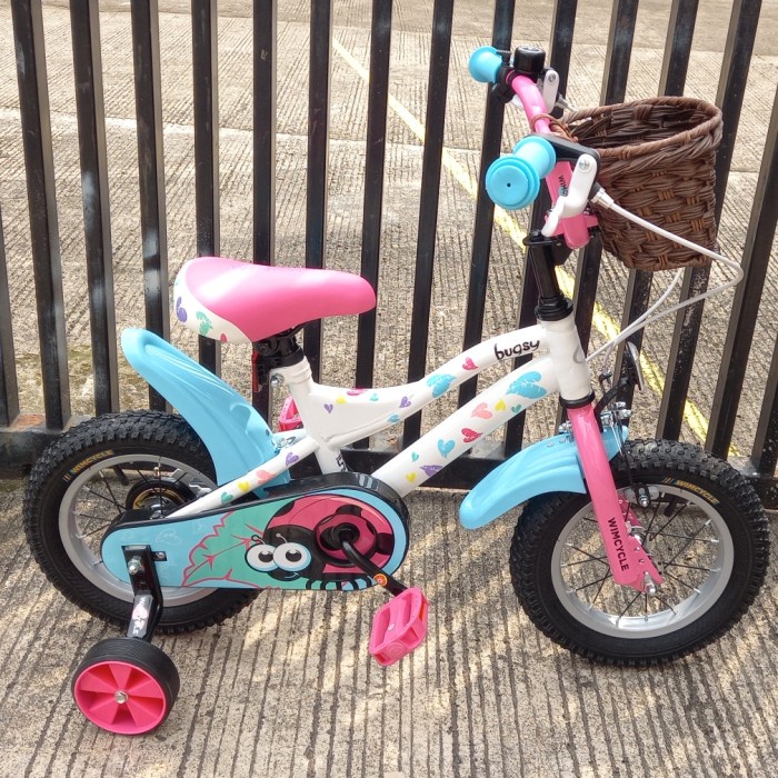 Jual Sepeda Anak 12 inch Wimcycle Bugsy Girl Kode 849 | Shopee Indonesia