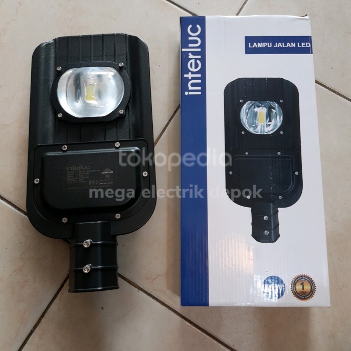 Jual lampu jalan led interluc 50 watt putih | Shopee Indonesia