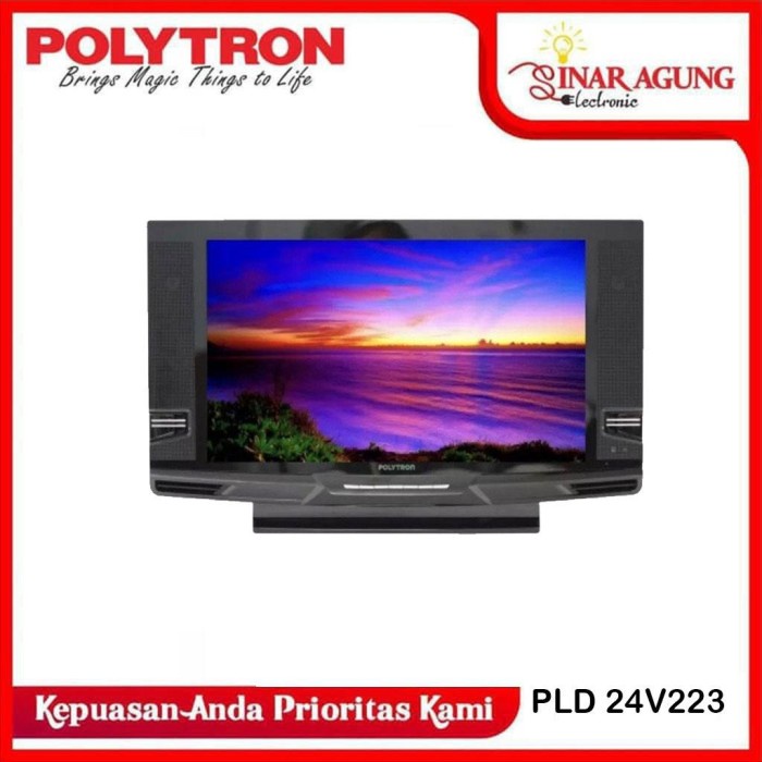 Jual POLYTRON LED TV TABUNG DIGITAL TV 24V223 24V-223 24INC GARANSI ...