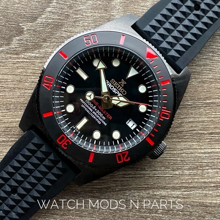 Jual WMNP Seiko 62mas Gold enamel dial, water dives waffle strap GS ...