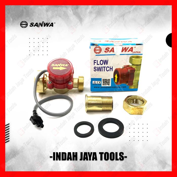 Jual Jual [READY] SANWA Flow Switch 3/4 Inch - Otomatis Pompa Air Dorong Booster Pump | Shopee ...