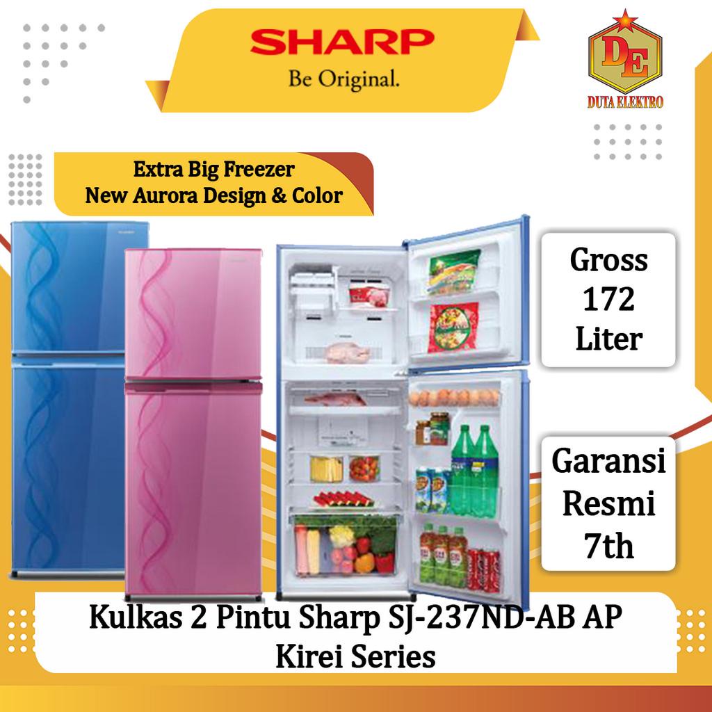 Jual Kulkas 2 Pintu Sharp SJ 237 ND ABAP Kirei Series | Shopee Indonesia