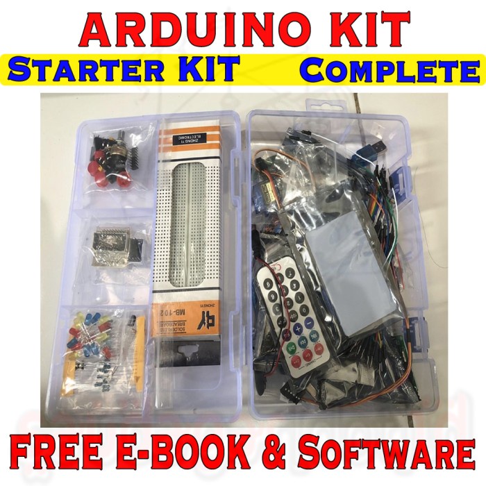 Jual ARDUINO UNO KIT / STARTER KIT / COMPLETE / PAKET / COCOK UNTUK PEMULA GRATIS ONGKIR ...