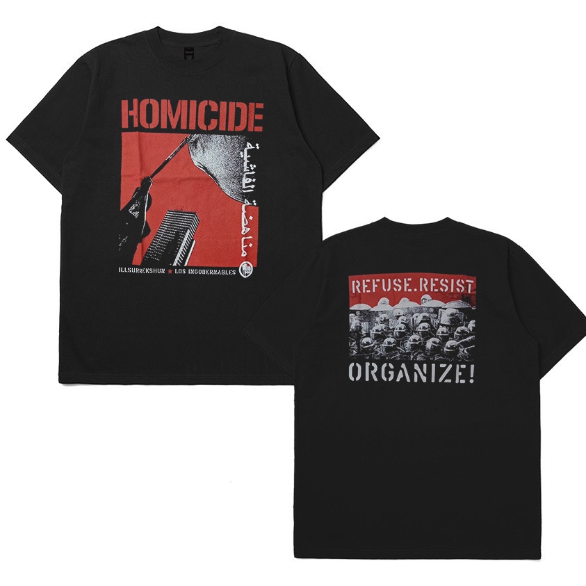 Jual 2025 NEW Oversized KAOSBAND - Homicide Organize - T shirt Kaos ...
