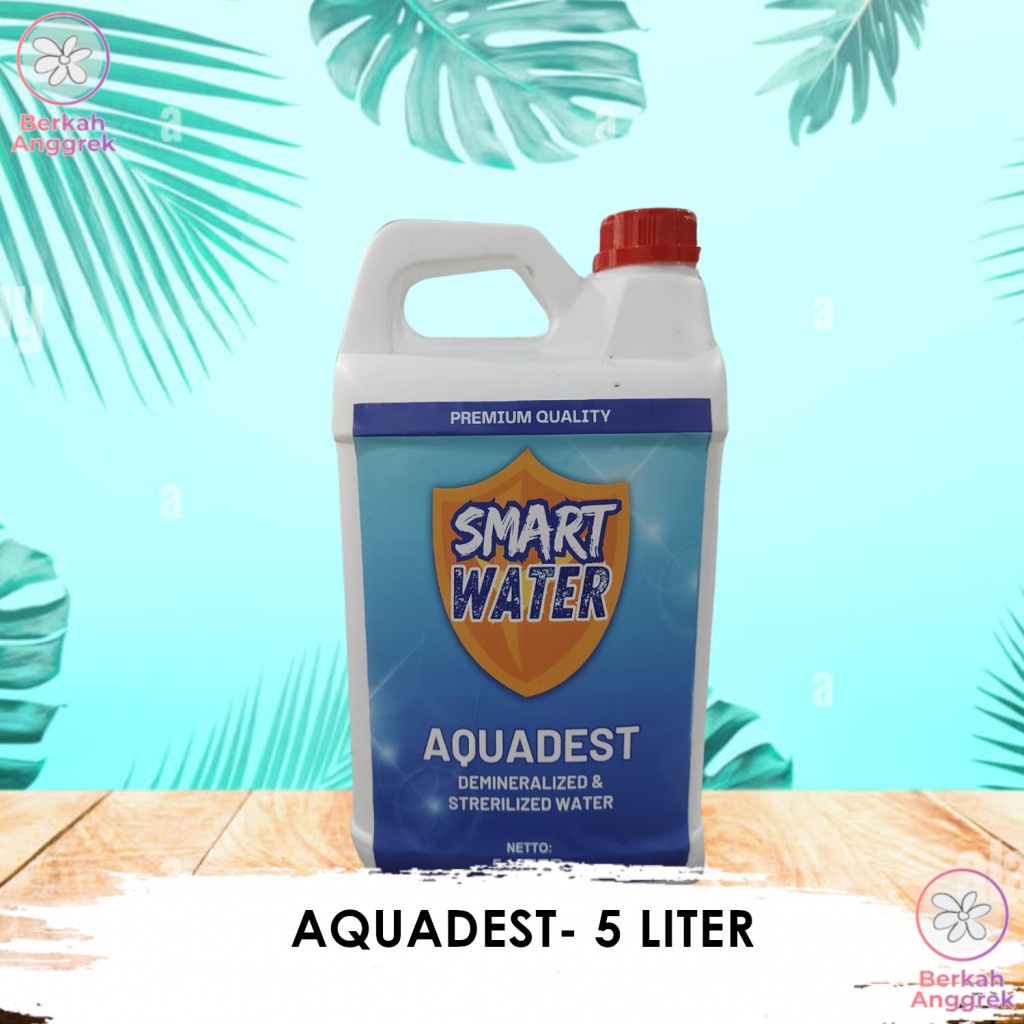 Jual Aquades 5 Liter Smart Water Air Suling Air Distilasi | Shopee ...