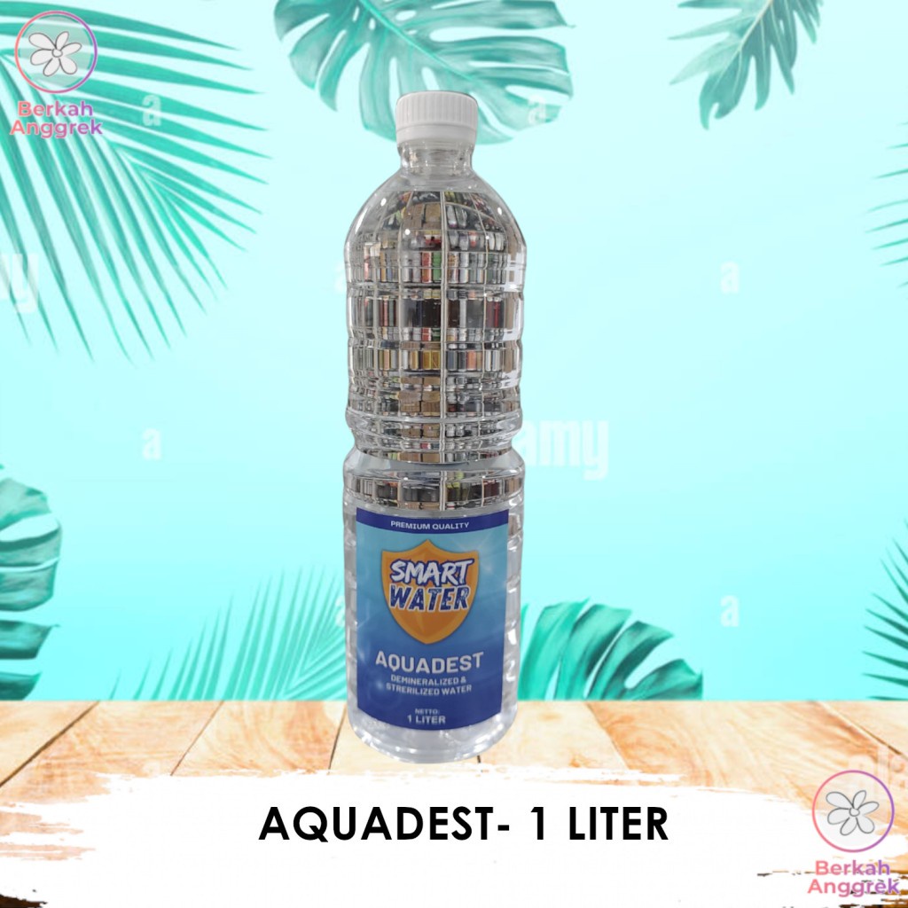 Jual Aquades 1 Liter Smart Water Air Suling Air Distilasi | Shopee ...