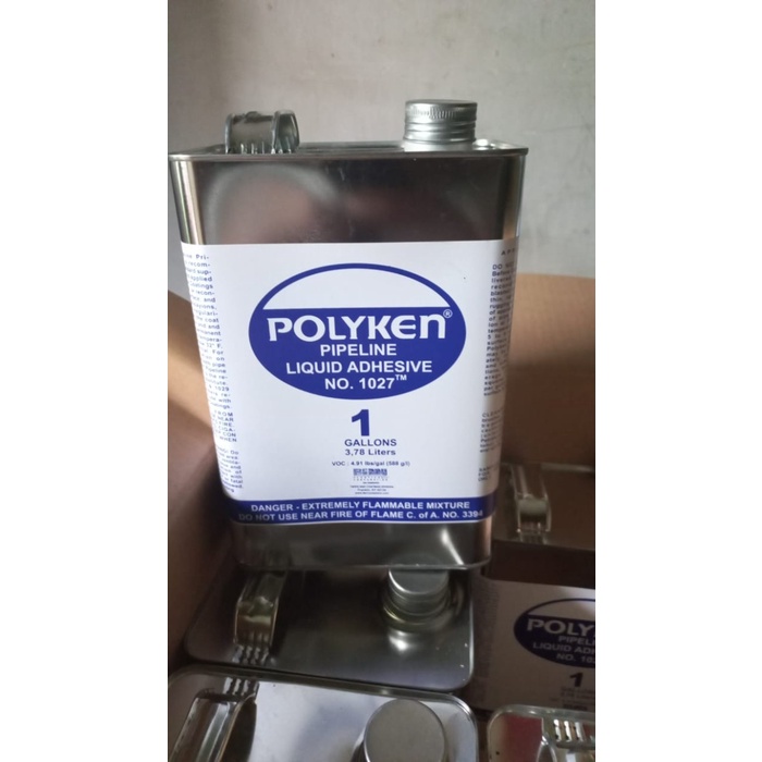 Jual Primer Polyken Coating Pipeline 1027 3,78 Liter-Lem Pipa Poliken ...