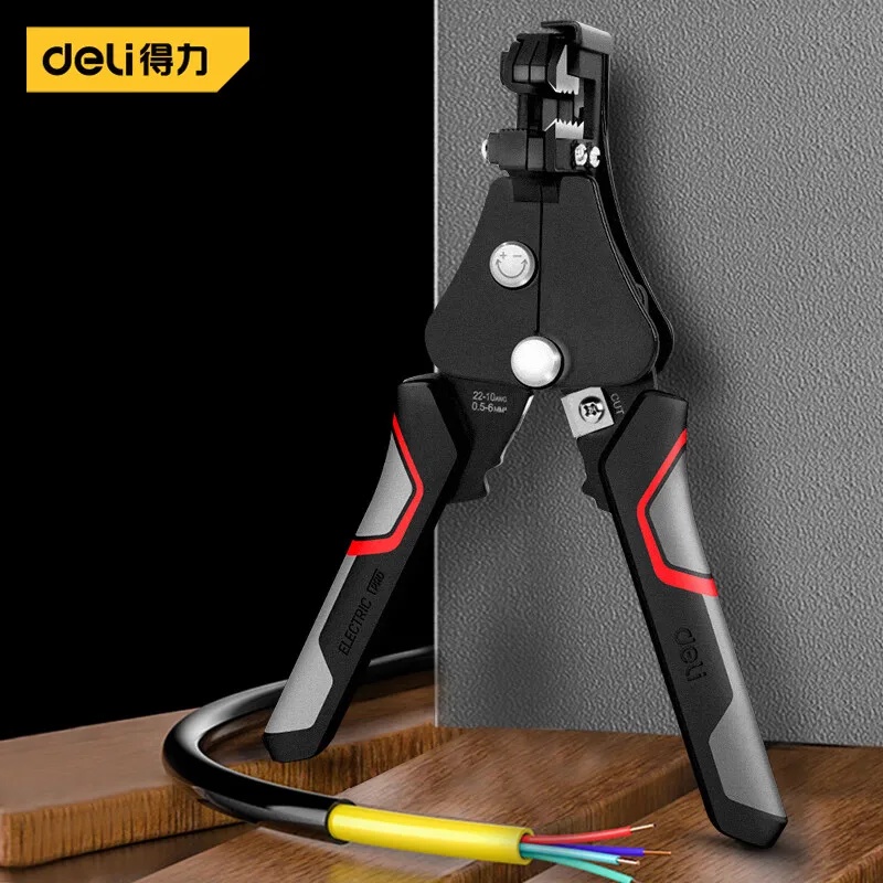 Jual New Deli Automatic Wire Stripper Multi-Functional Cable Cutters ...