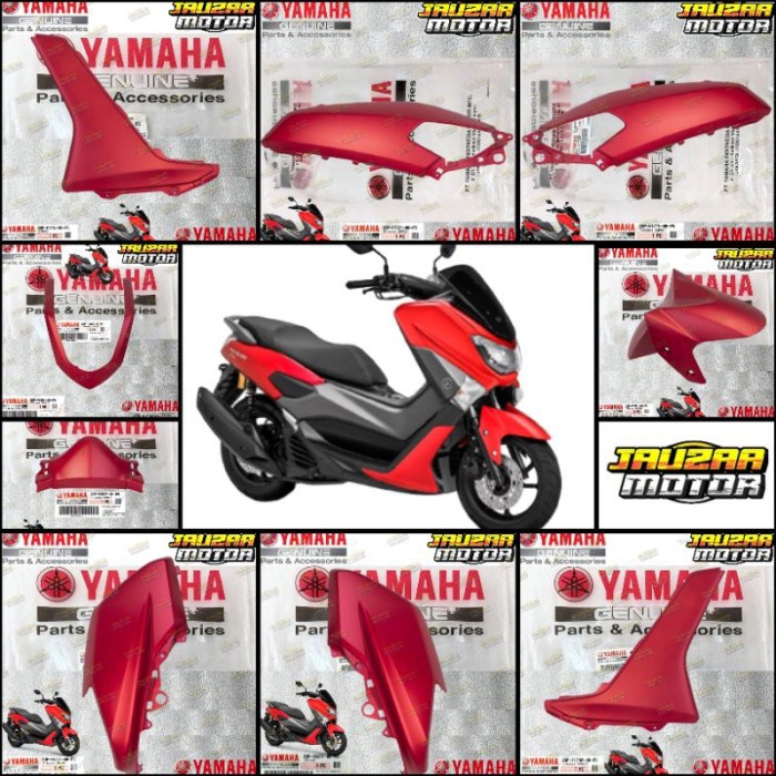 Jual PREMIUM COVER BODY HALUS FULL NMAX MERAH DOFF DOF OLD 2015 2019 ...