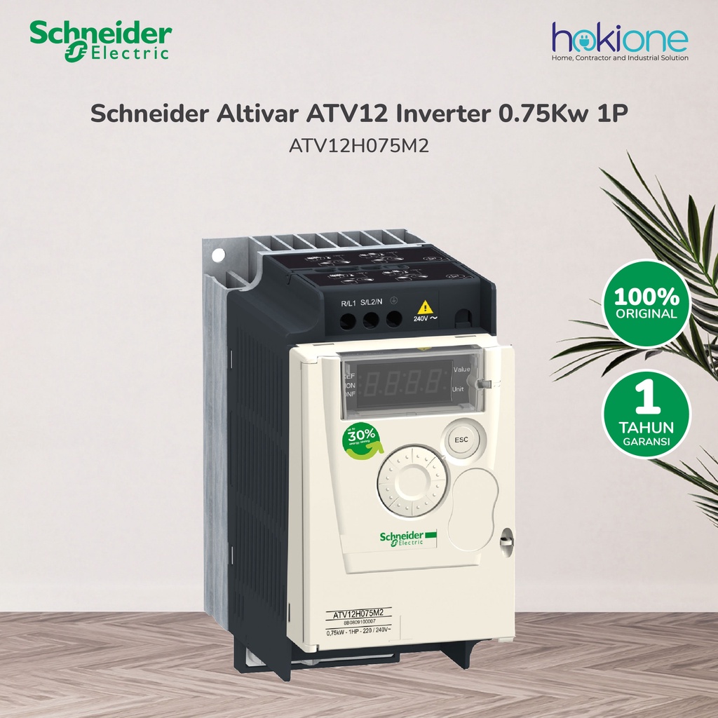 Jual Schneider Altivar ATV12 Inverter 0.75Kw 1P - ATV12H075M2 | Shopee ...
