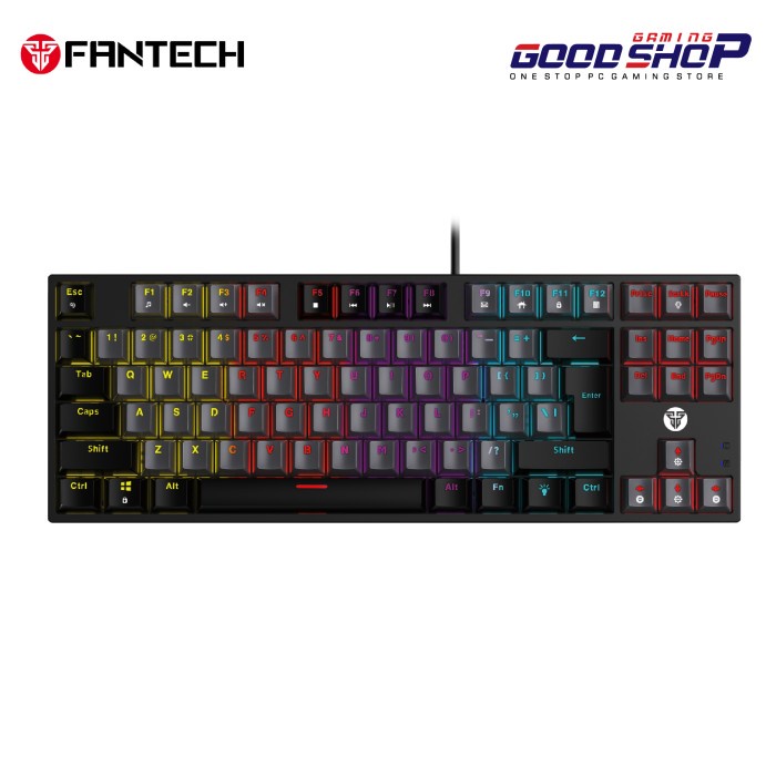 Jual [BestSeller] Fantech ATOM MK876 V2 RGB Gaming Mechanical Keyboard TKL SUMI Edition | Shopee ...