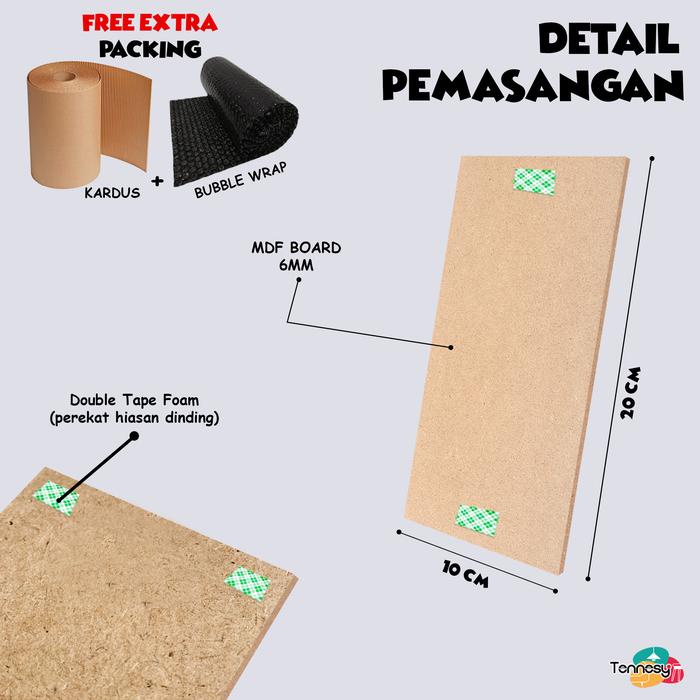Jual TERBAIK TENNESY Hiasan Dinding 1 Set Dapur Kitchen Tool 10x20CM 5 ...