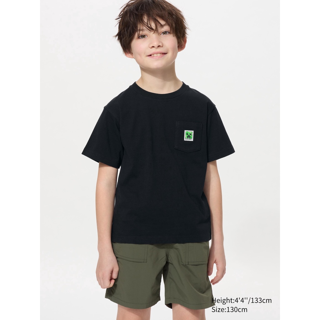 Jual Uniqlo KIDS UT Minecraft Lengan Pendek | Shopee Indonesia