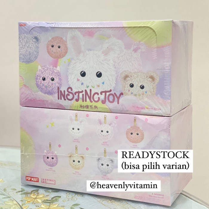 Jual Pop Mart Instinctoy Fantasy World Plush Keychain Original 100% ...