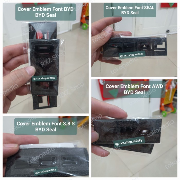 Jual Cover Emblem Font Byd Seal Awd 3.8S Logo Mascot | Shopee Indonesia