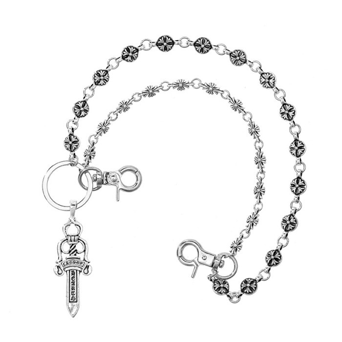 Jual Chrome Hearts Wallet Chain Rantai Dompet Punk 35Cm/55Cm Pcket ...