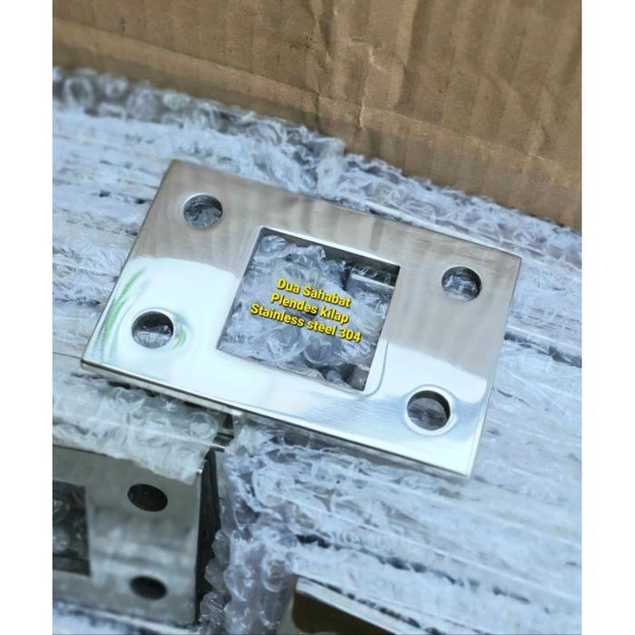 Jual PLENDES TATAKAN SEPATU POST BASE TIANG RAILING HOLLOW 4X4 ...