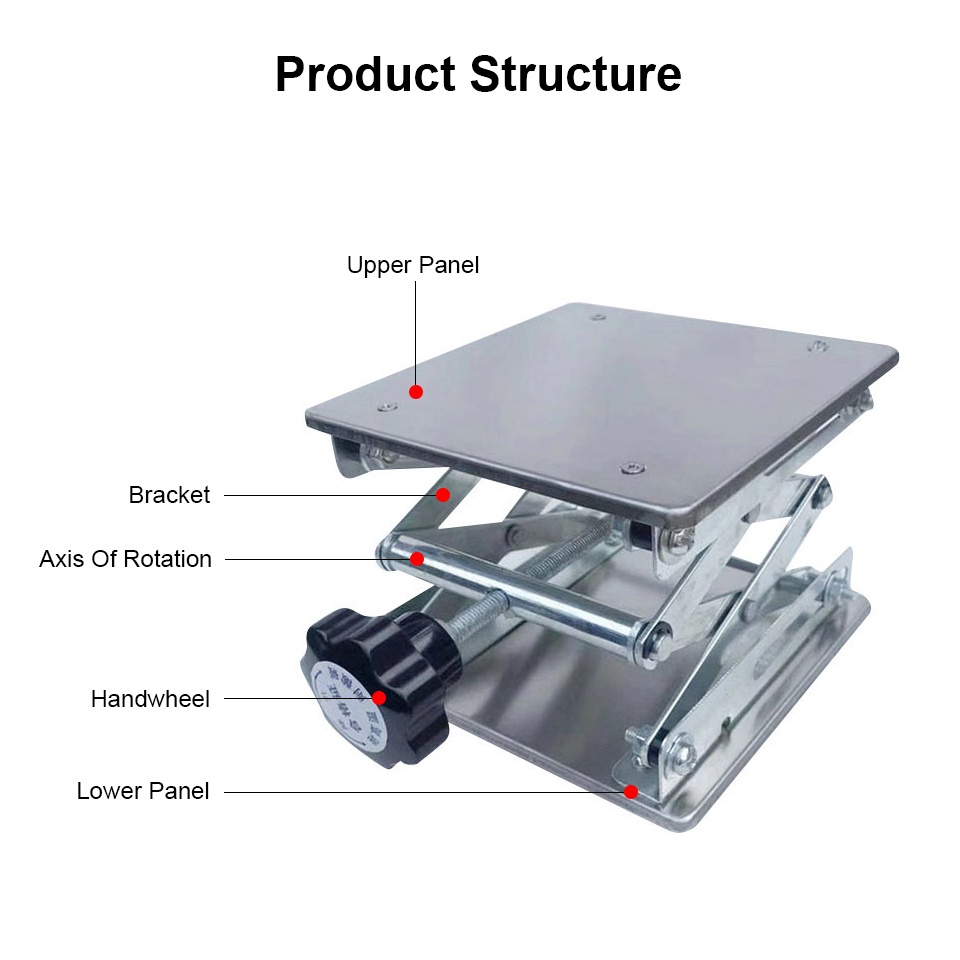 Jual 4'x4' Aluminum Router Lift Table Woodworking Engraving Lab Lifting ...