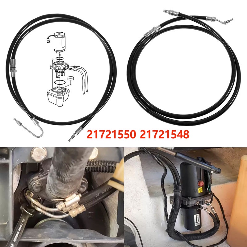 Jual NEW 21721548,21721550 Outboard Hydraulic Hose Power Trim Kit Fit ...