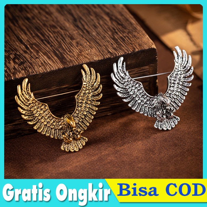 Jual Modrico- Pin Bros Burung Garuda Elang Eagle Vintage Brooch Pin Jas ...