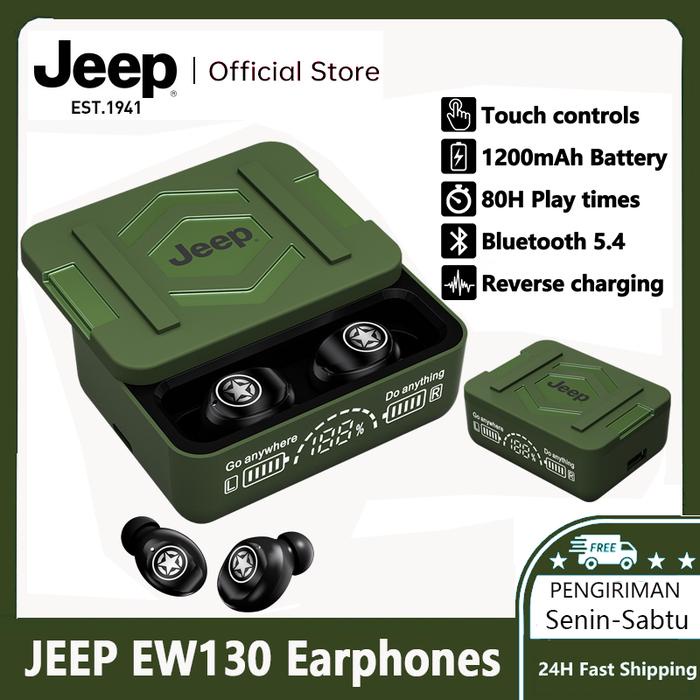 Jual Jeep EW130 TWS Wireless Earbuds Bluetooth 5.4 Gaming Earphone Deep ...