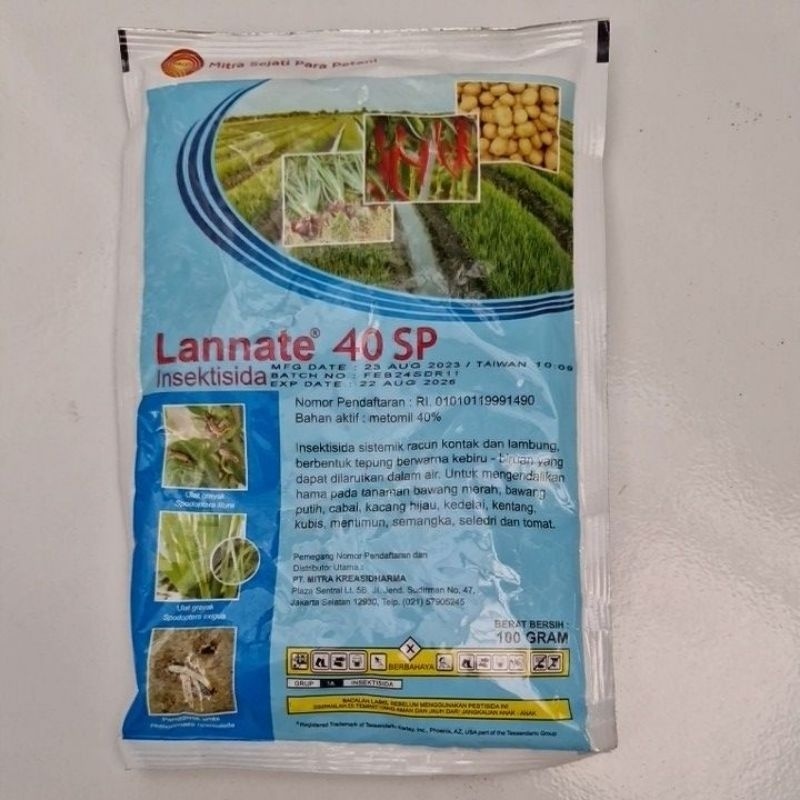 Jual INSEKTISIDA LANNATE 40 SP BIRU - 100 GRAM HAPPY SHOPPING :) | Shopee Indonesia