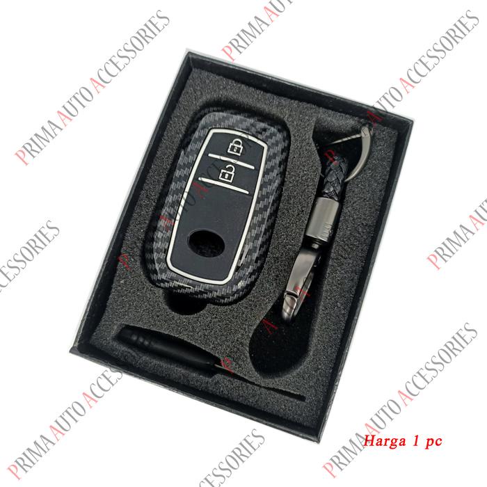 Jual Casing Kunci Remote Mobil Toyota Carbon Fiber - Innova Zenix Type ...