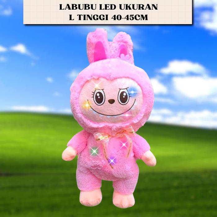 Jual New BONEKA LABUBU LED VIRAL UKURAN L HARGA SATUAN | Shopee Indonesia