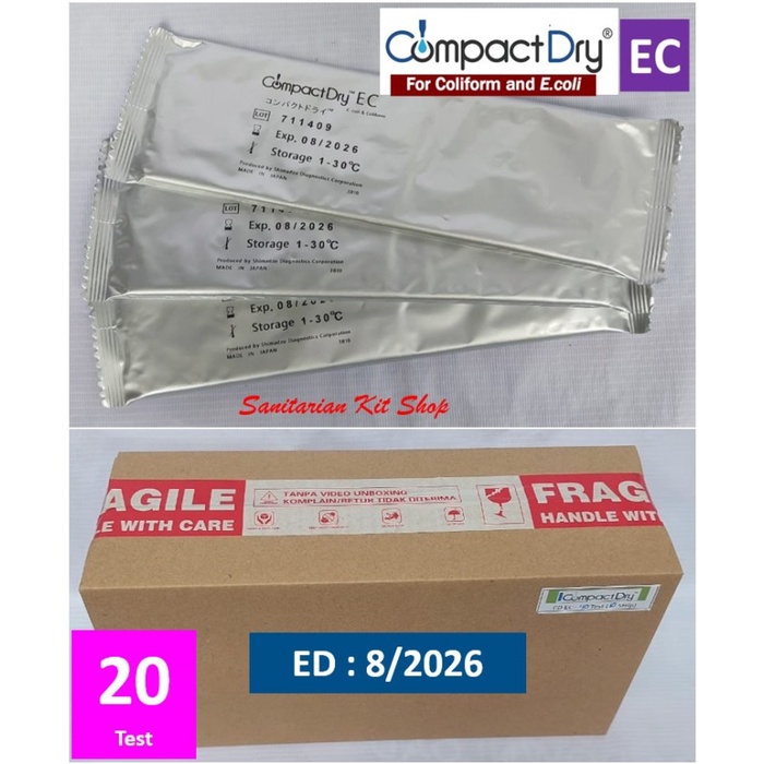 Jual Compact Dry EC 20 Test (5 Strip) | Shopee Indonesia
