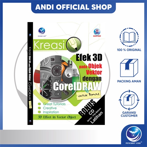 Jual Penerbit Andi - Buku Kreasi Efek 3D pada Objek Vektor dengan ...