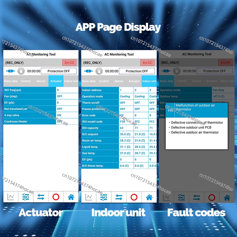 Jual Daikin VRV skyair RA System Service Diagnostic Tool, Bluetooth Dchecker Troubleshooting ...