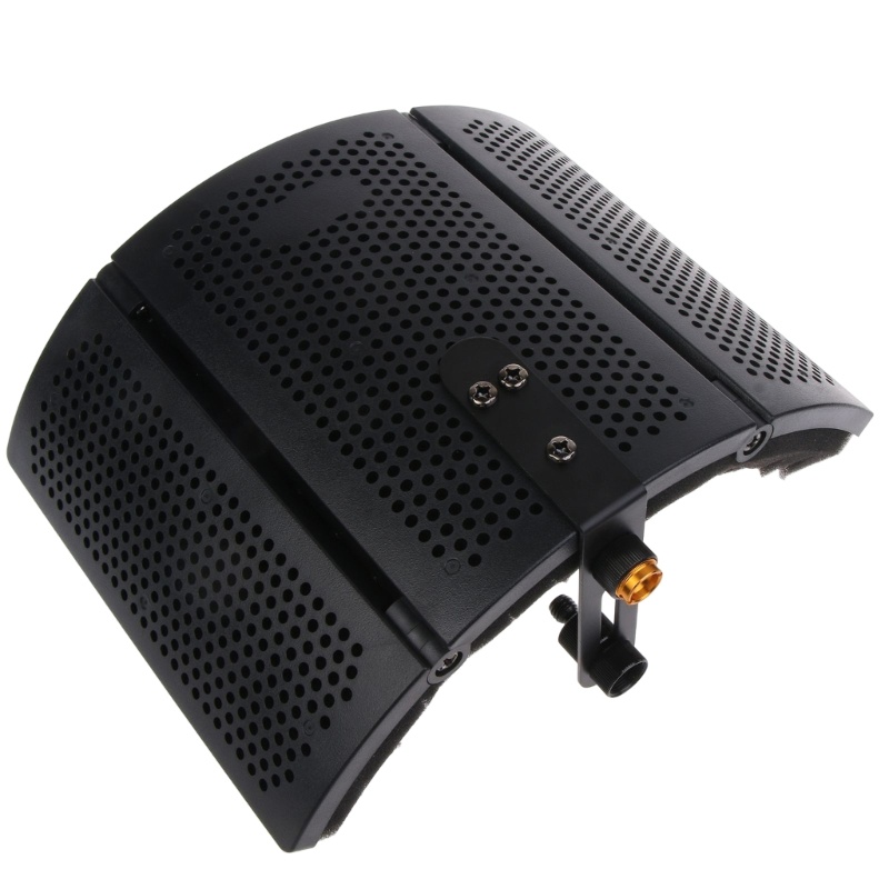 Jual 3 Panels Microphone Shield Reflection Filter Absorbent Foam ...