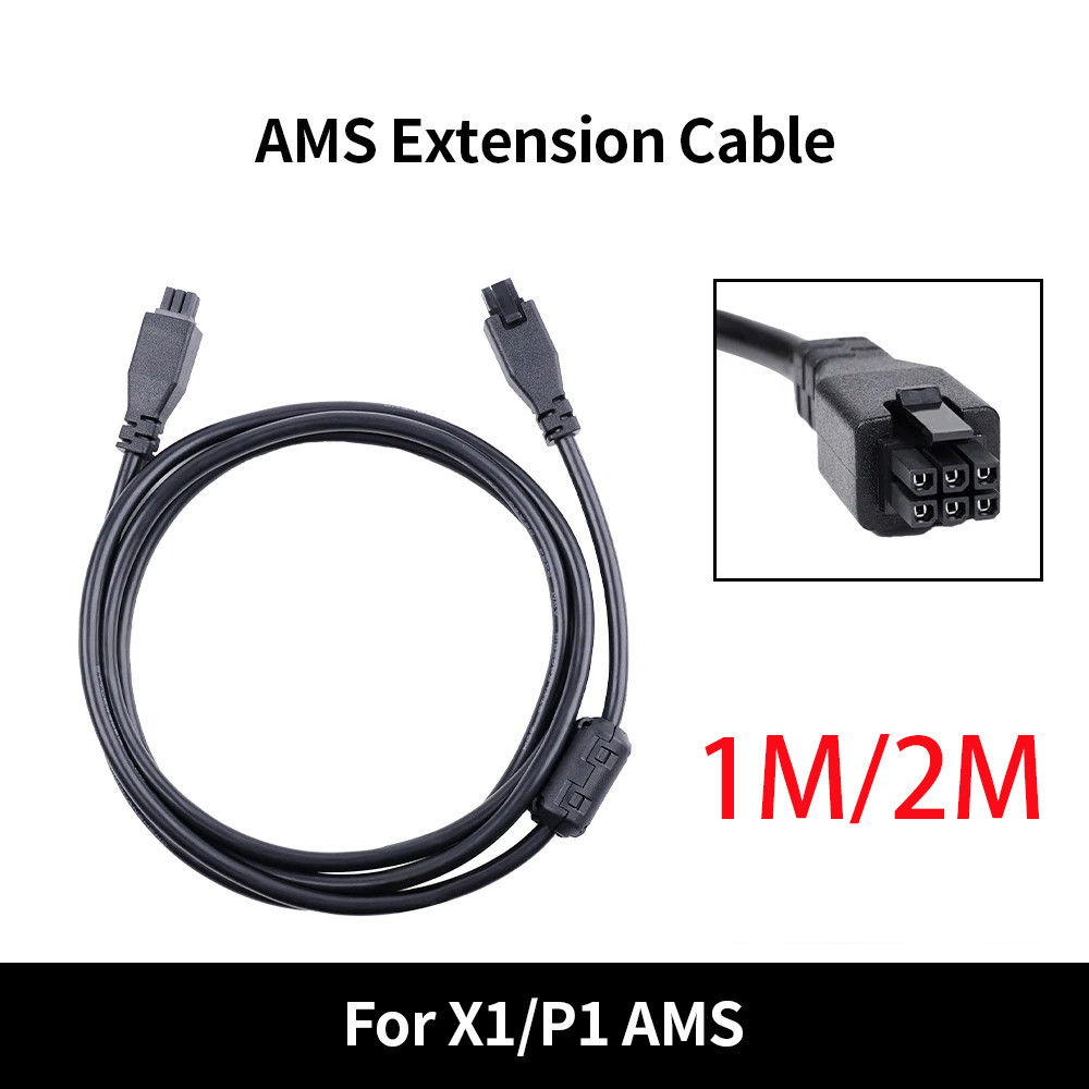 Jual New 1M /2Meter X1/P1/H2D Series 6pin Data Cable AMS HUB Connection ...