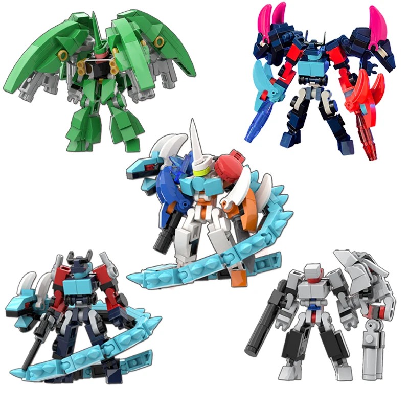 Jual Shape-Shifting Robot Moc Exoskeleton Mecha Building Blocks ...