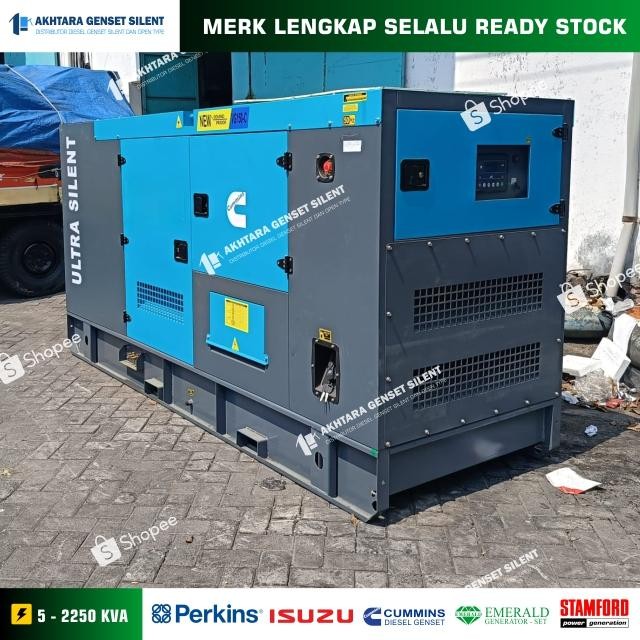 Jual Genset Silent CUMMINS 100 Kva - Distributor Genset Silent 3 Phase | Shopee Indonesia