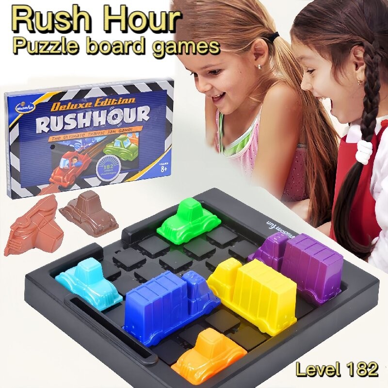 Jual Puzzle Traffic Rush Hour Game, Racing Rush Hour Car Huarong Road ...