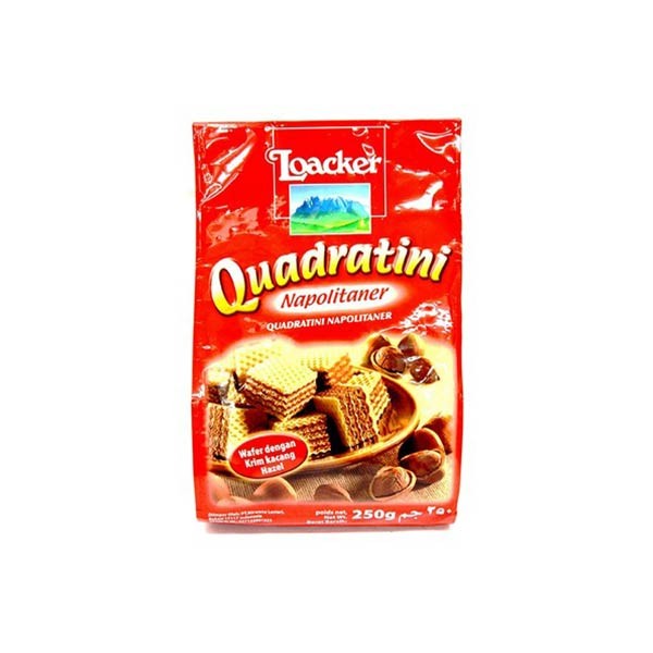 Jual LOACKER QUADRATINI NAPOL 250 GR | Shopee Indonesia