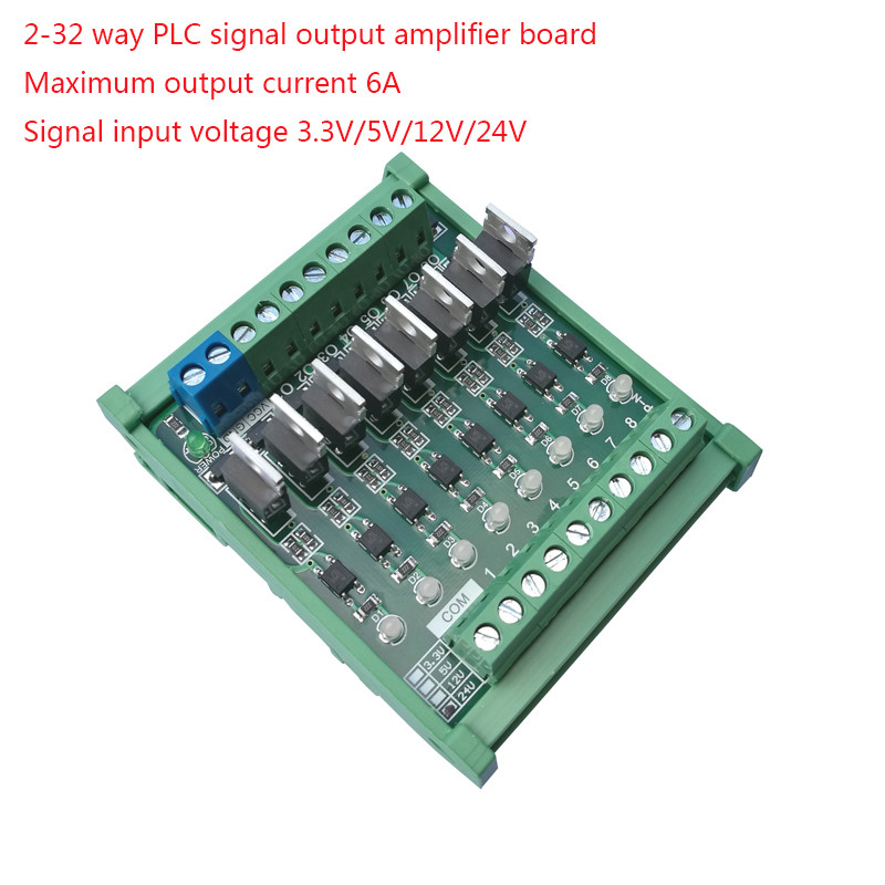 Jual 2-32 PLC amplifier board, input general-purpose Optocoupler Isolation Board, Transistor ...