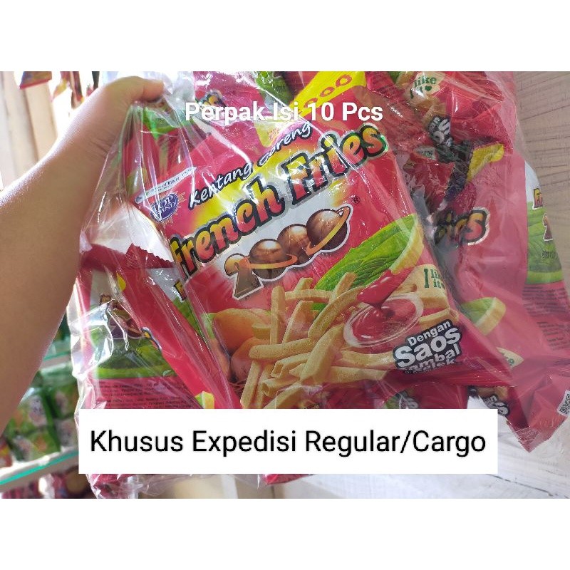 Jual Chiki Kentang French Fries Perpak Isi 10 Pcs (Regular/Cargo ...