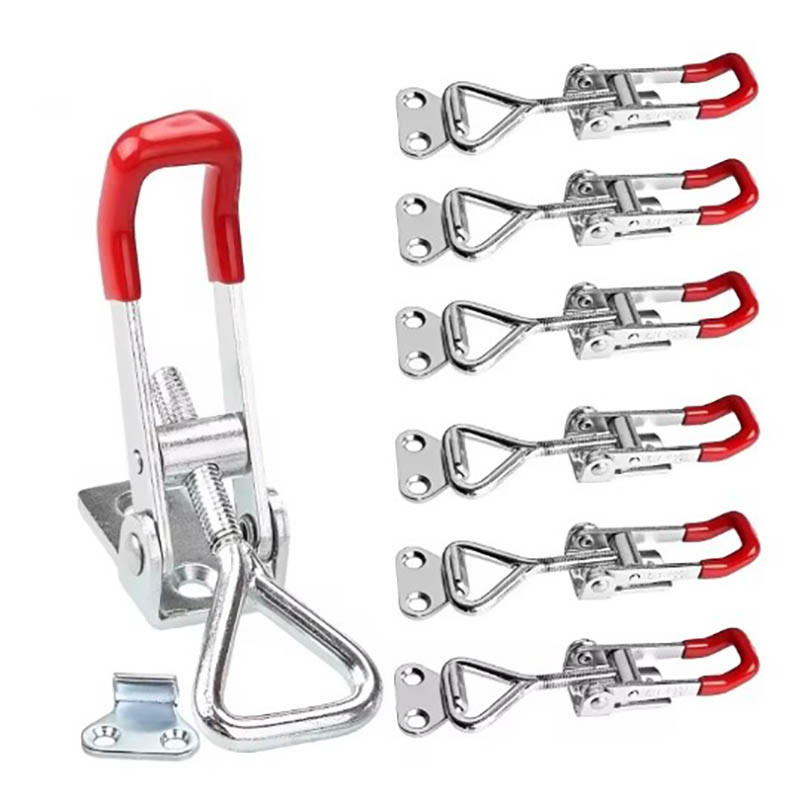 Jual NEW 1/2PCS Heavy Iron Adjustable Buckle Lock Clamp Box Buckle ...