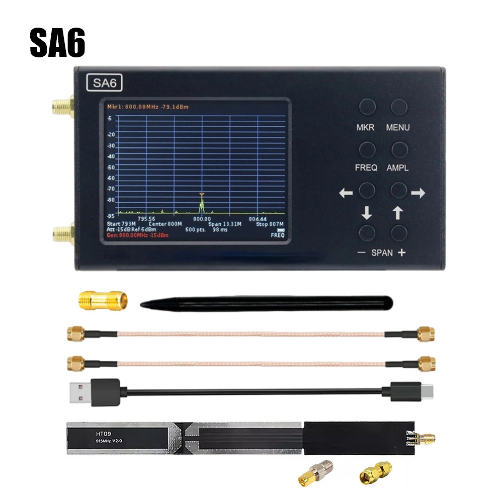Jual SALE SA6 Spectrum Analyzer 6GHz RF Handheld Frequency HT09 Log ...