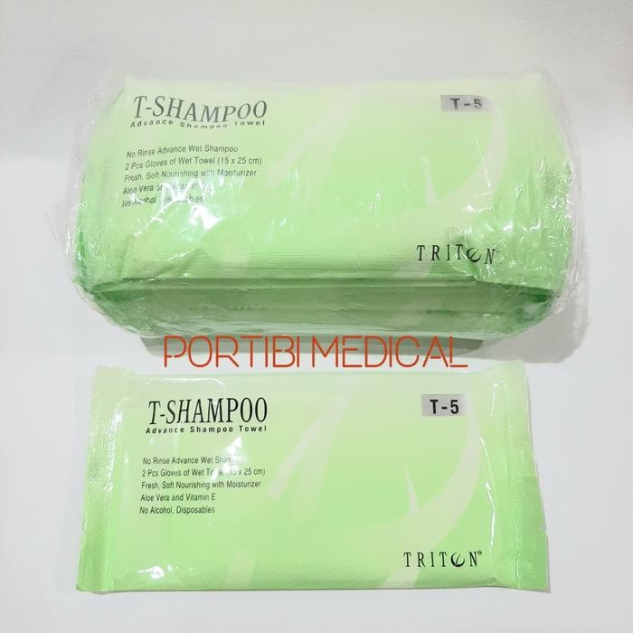 Jual T Shampo Triton / T Towel Shampo / Sampo Tanpa Air T Shampo T ...