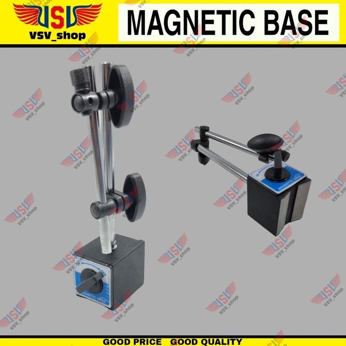 Jual Bagus New Magnetic Base Dial Indicator Stand Dudukan Dial ...