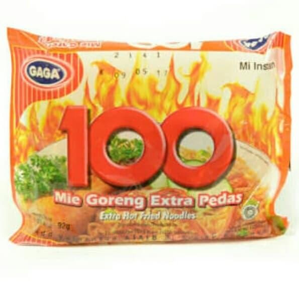 Jual MIE GAGA 100 EXTRA PEDAS - HARGA HEMAT 10 BKS!! | Shopee Indonesia