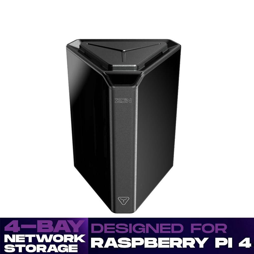 Jual New!!! EON Pi NAS Case 4-BAY SATA HDD SDD Network Attached Storage ...